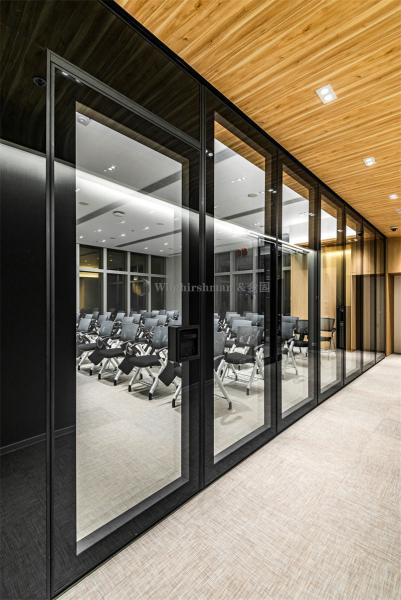 Quality Lightweight Transparent Folding Portable Partition Glass Room Partition for sale