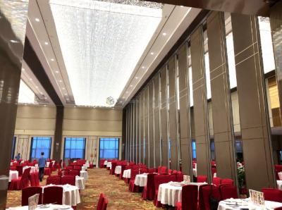 China 45dB Soundproof Level Gala Banquet Hall Partition Wall Customization for sale