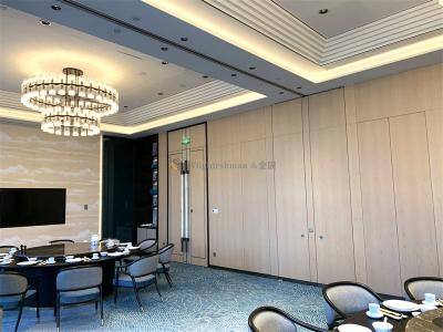 China Soundproof 85mm Thickness Sliding Folding Partition Temporary Room Dividers for sale