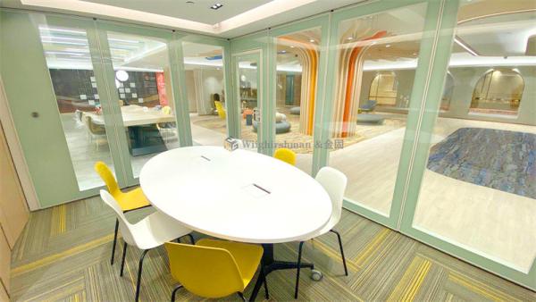 Office Temporary Wall Divider Professional With 35-45dB Sound Insulation