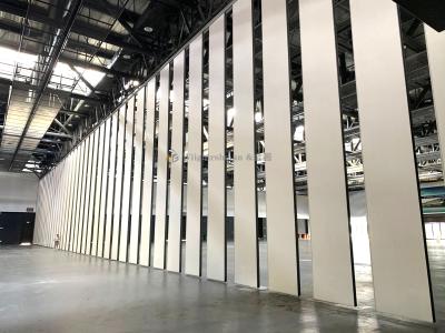 China Soundproof Fireproof Temporary Office Partitions Temporary Sliding Wall for sale