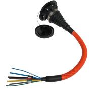 China RDC EV Charger Holder Socket Type 2 Socket Cable Support EV Charger With  0.5 M Threaded Pipe for sale