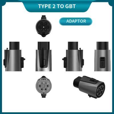 China New Design Silver Painting V2l Type 2 To GBT Electric Vehicle Car Charging Adapter For BYD B M W for sale