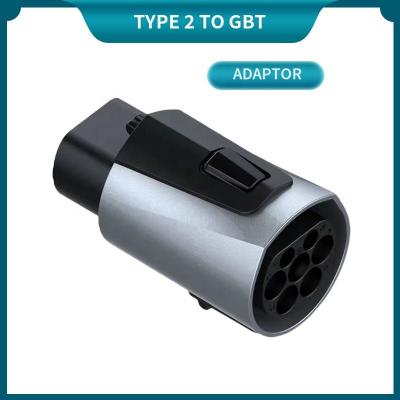China New Design Silver Painting V2l Type 2 To GBT Electric Vehicle Car Charging Adapter For BYD B M W for sale