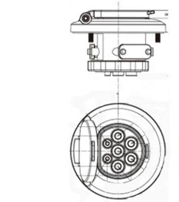China High quality  Electric Vehicle Charging CCS2 EV Socket 200A Combo Fast Charger Connector for sale