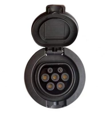 China wholesale European Standard hot sale EV Charge Inlet 125A CCS2 DC EV Charging Socket for sale