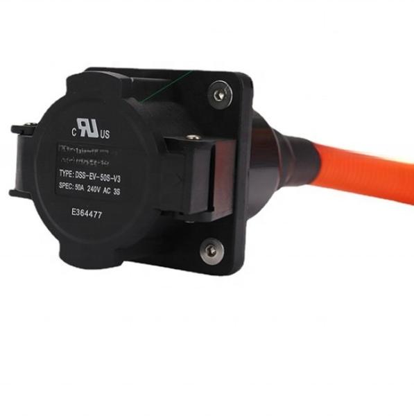 Quality Universal Type 2 EV Female Socket to Socket Adapter for Electric Vehicle Power for sale