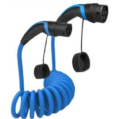 China RDC Type 2 To Type 2 Charging Cable European EV Charger Power Extension With Thermoplastic for sale