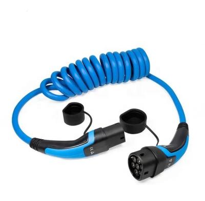 China RDC Type 2 To Type 2 Charging Cable European EV Charger Power Extension With Thermoplastic for sale