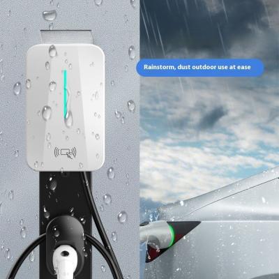 China 32A Output Current 230V Input Voltage Commercial Ocpp 22kW EV Smart Charger Wallbox CCS Bidirectional 7kW EV Charger with Dynamic Load Balancing for sale