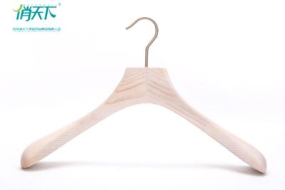 China Betterall Coat Clothing Type White Luxury Wooden Hangers for sale
