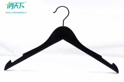 China Betterall Closet Shirt Usage Black Women Wooden Hanger for sale