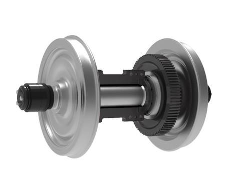 Quality Railway Wheelset With Power U20 Locomotive Wheelset Railroad Loco Wheel Axle Assembly for sale