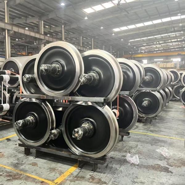 Quality 1000mm Railway Wheel Set For Wagons 22.9T Axle Load Wagon Wheelset for sale