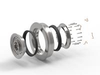 China Elastic Steel Rail Resilient Wheels for Subway Light Railway Passenger Train AAR TSI IRIS Standard for sale