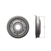 China Elastic Steel Rail Resilient Wheels for Subway Light Railway Passenger Train AAR TSI IRIS Standard for sale