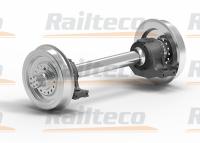 China AAR Standard Urban Rail Wheel Set Customized Dimension 120km/h for sale