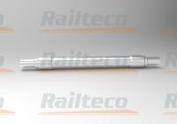 Quality 21t Load Capacity Railway Axle , Standard Gauge Train Axle Type RD2 for sale