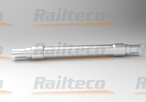 Quality Standard Gauge Railway Axle 2214mm , Type RF2 Bogie Axle AAR / GOST for sale