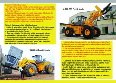 China granite machinery forklift loader, mermer machinery for sale