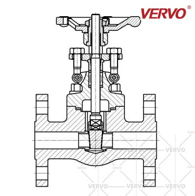 Cina Cuneo solido flangiato della valvola a saracinesca di acciaio inossidabile api 602 DN40 150LB in vendita