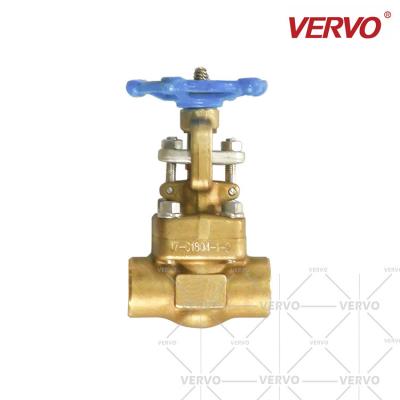 Cina Estremità filettata bronzea di alluminio B62 C95500 DN20 API602 della valvola a saracinesca in vendita