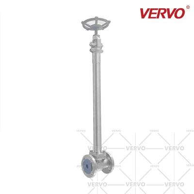 Cina La valvola di globo criogenica d'acciaio forgiata F304L Dn40 150LB ha esteso la valvola di globo della valvola di globo di bassa temperatura del gambo 250MM ss in vendita