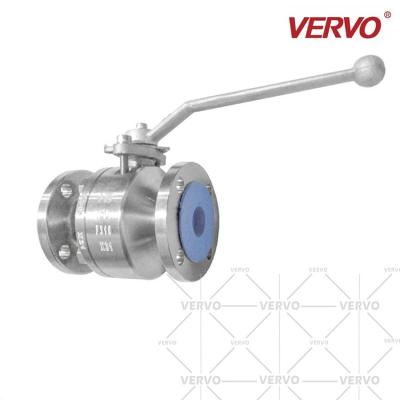 China DN15 setzte weich sich hin- und herbewegendes Kugelventil ss304 2-teiliges 1/2 API608 zu verkaufen