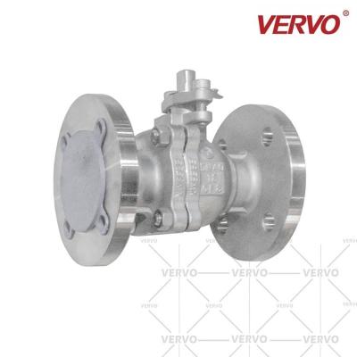 China DN32 2 flange de aço inoxidável da válvula de bola da parte CF8 1 entrada flangeada 1/4 de polegada API608 WCB CF8 CF8M CF3 CF3M do lado da válvula de bola à venda