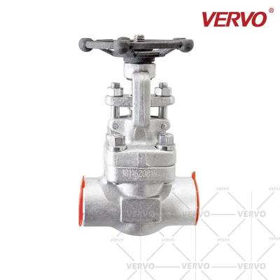 Cina BB completo di saldatura della valvola a saracinesca della valvola a saracinesca di acciaio inossidabile della valvola a saracinesca del porto della valvola a saracinesca della valvola a saracinesca dell'incavo DN25 1Inch A182 F304 in vendita