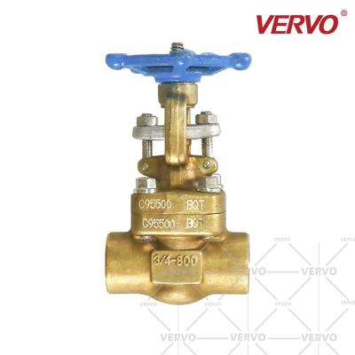 Cina Estremità filettata bronzea di alluminio B62 C95500 DN20 API602 della valvola a saracinesca in vendita