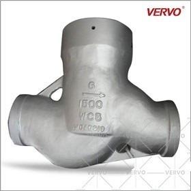 Cina Classe a 6 pollici 1500 DN150 della valvola di ritenuta dell'oscillazione della saldatura testa a testa dell'ascensore della copertura del dispositivo di tenuta a pressione puntigliosa in vendita