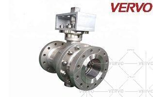 Cina Il verme della valvola a sfera CF8M 300Lb rf dell'orecchione dell'acciaio di colata ha funzionato in vendita