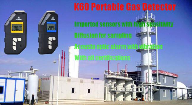 K60b IP68 Water Proof Portable Single Gas Detector
