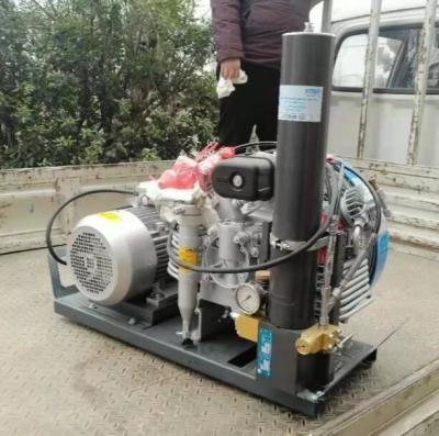 China Kundenspezifischer 300-Bar-Atemschutzkompressor mit hoher Effizienz für den Feuerwehreinsatz zu verkaufen
