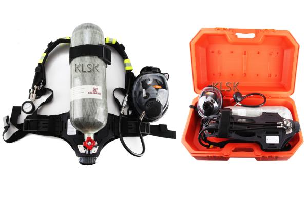 Quality Comfortable 3L SCBA Full Face Mask With Digital Display Pressure Gauge for sale