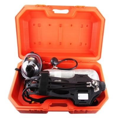 중국 Kl99 자율식 SCBA 탄소섬유 실린더 소방 호흡기 전면 마스크와 수요 밸브 판매용