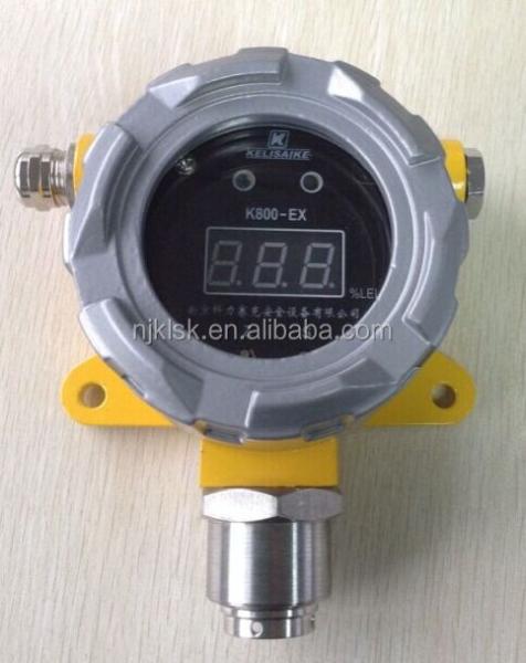 Quality Solid Relay Output Fixed Hydrogen Gas Detector DC 24V with Electric Control for sale