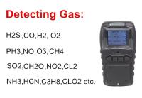 China Long Lasting 4 Gas Portable Multi Gas Detector K60-IV With Pump Basic for sale