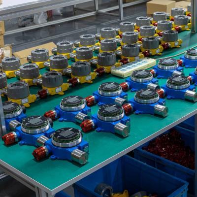 China Wireless Transmission Solar Charging Wall Mount Fixed Combustible Gas Detector for sale