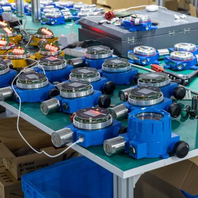 China Wireless Transmission Solar Charging Wall Mount Fixed Combustible Gas Detector for sale