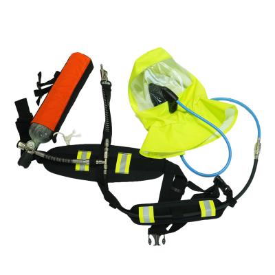 China Portable Escape Breathing Device with Adjustable Harness and 2L or 3L Cylinder for sale