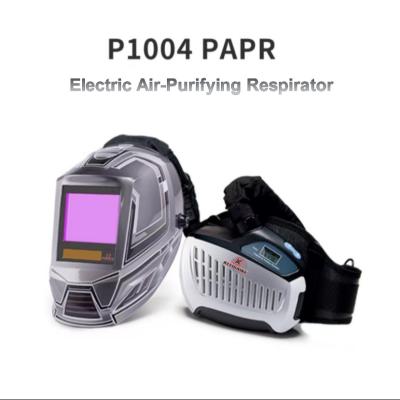 China P1004 Auto Darkening Air Filter Respirator Papr Welding Helmet for sale