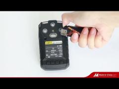 kelisaike safety k60b compact single-gas detector, lcd screen & 90 db alarm