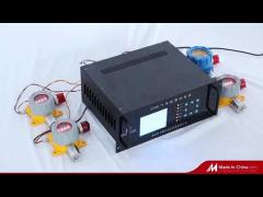 k1000 series gas detector controller used in monitoring room 8/16/32 channel