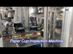 CAM Design Paper Cup Inspection Machine For Paper Containers