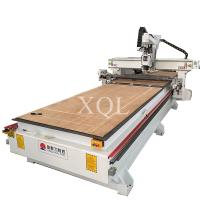 China CNC Sofa Wood Cutter Splint Cutting Machine 50m/min Speed Dual Table for sale