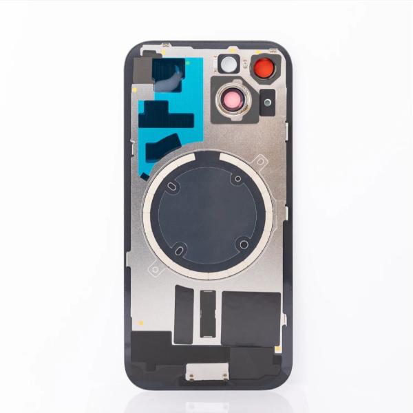 Quality Feaglet Back Glass Cover With Frame And Ring Camere Magnet For IPhone 14-16 for sale