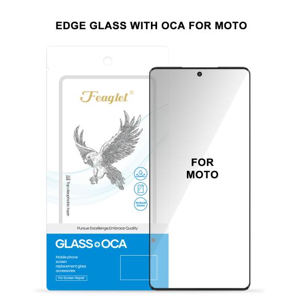 Quality EDGE Phone Touch Glass With OCA MOTOROLA Edge Glass With OCA for sale