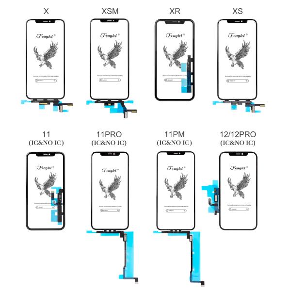Quality iPhone Touch Panel With OCA For XSM 12 12PRO 11PROMAX IC Grid-Free Original for sale